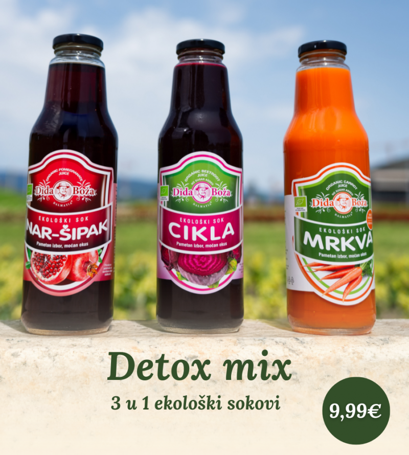 3 eko soka za tvoje zdravlje – sada u paketu za 9,99 € - Dida Boža